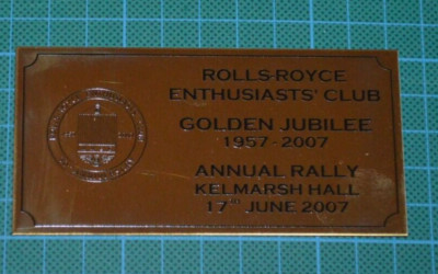 Rally Plaque in Automobilia in Collectables for sale | eBay