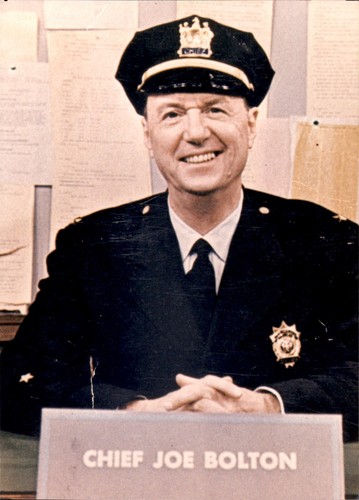 BR39 Rare Vtg Color Photo JOE BOLTON Police Chief Unifor Dick Tracy ...