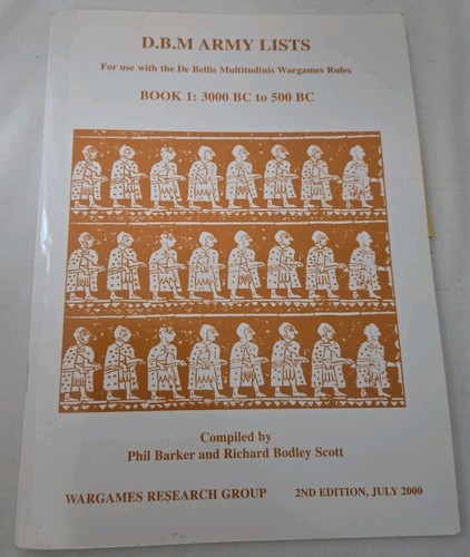 DBM Army Lists, Book One, Wargame Rules | eBay