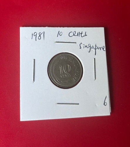 1981 10 CENTS SINGAPORE COIN - NICE WORLD COIN | eBay Australia