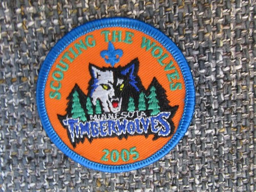2005 SCOUTING THE WOLVES MINNESOTA TIMBERWOLVES BSA BOY SCOUTS OF ...