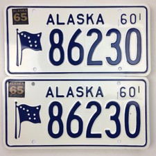 Collectible Alaska License Plates for sale | eBay