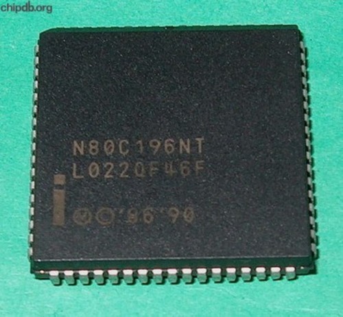 INTEL N80C196NT PLCC-68 CHMOS Microcontroller with 1 Mbyte RH | eBay