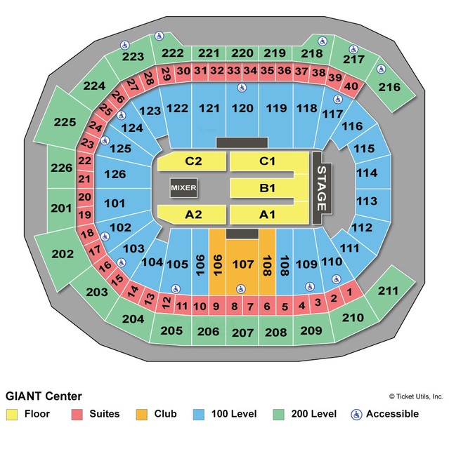 Giant Center Seating Chart | Cabinets Matttroy