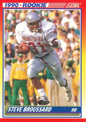 SCORE Steve Broussard RC SEAHAWKS BENGALS FALCONS Washington St | eBay