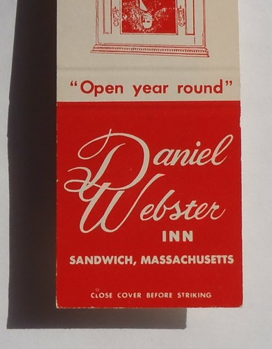 1960s Daniel Webster Inn Devil N' Dan Tavern Sandwich MA Barnstable Co ...