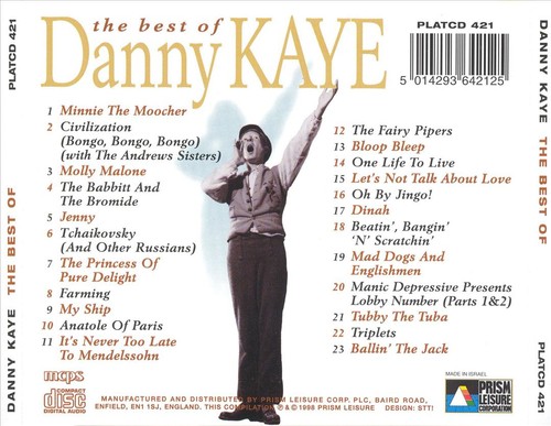 DANNY KAYE - THE BEST OF DANNY KAYE [PRISM] NEW CD 5014293642125| eBay