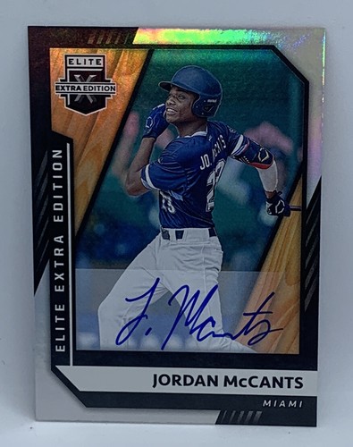 2021 Panini Elite Extra Edition Baseball Jordan McCants Marlins #88 ...