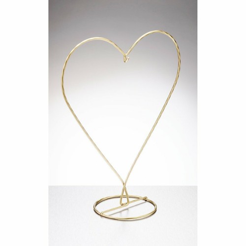 Heart Shaped Display Metal Stand Friendship Ball Heart Ornament Sienna ...