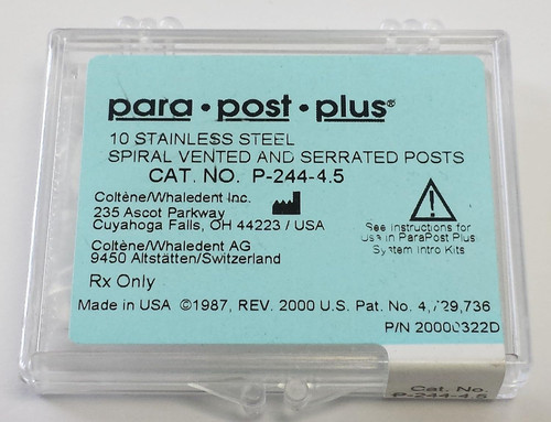 Parapost plus Stainless Steel .045 Blue 10/Pack. PARA POST | eBay