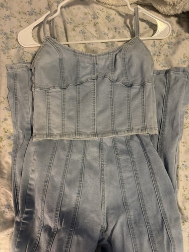 tiger mist denim set size s | eBay