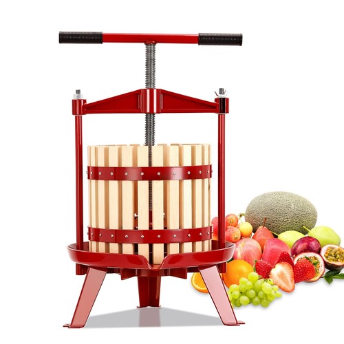 3.17 Gal/12L Fruit Wine Press Heavy Duty Manual Juice Maker with T ...