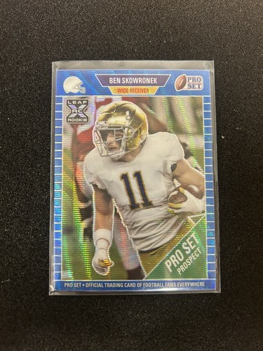 2021 Leaf Pro Set Metal - 1989 Autographs Ben Skowronek #PA-BS1 Blue ...