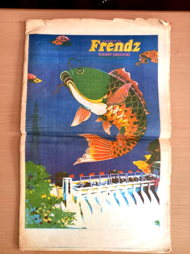 Friendz Magazine #30 June 23 1972 Angela Davis David Bowie Amon Duul ...