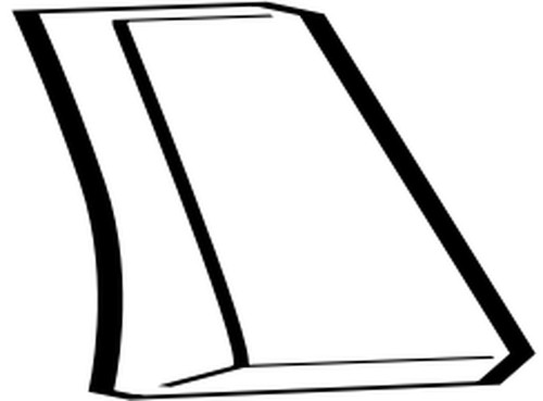 75756-60050 Toyota Moulding, front door window frame, rear lh ...