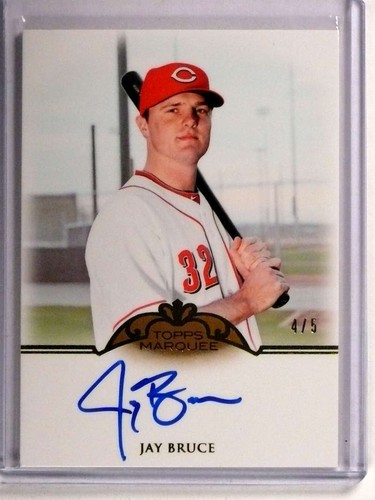 2011 Topps Marquee Markings Jay Bruce autograph auto #D4/5 #MM-JB | eBay