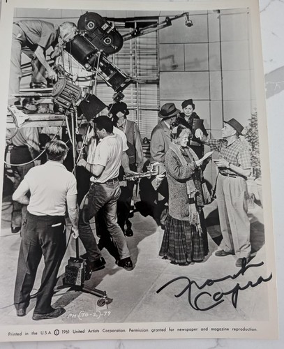 SIGNED Frank Capra Autographed 8x10 B&W Photo Hollywood Movie Director ...