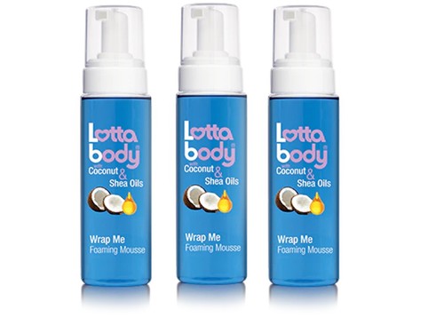 Lottabody Coconut Oil and Shea Wrap Me Foaming Curl Mousse | Pack of 3 ...