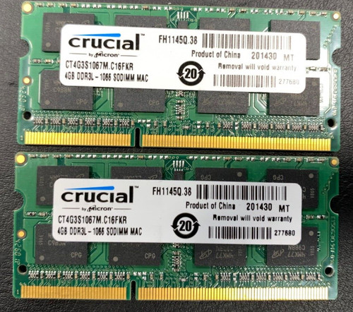 Crucial PC3-8500 4GB SO-DIMM 1066 MHz PC3-8500 DDR3 SDRAM Memory ...