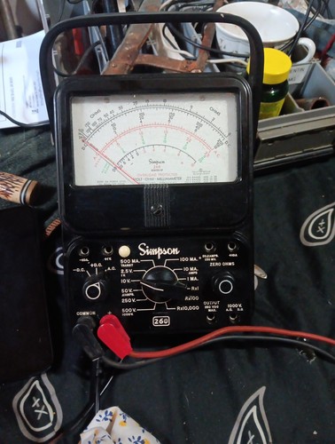 Simpson 260 Vintage Multimeter, series 6P, Tested and Working | eBay