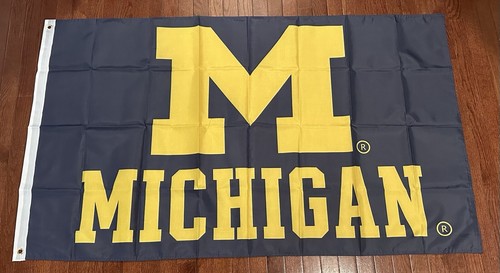 Michigan Wolverines Flag new in package 3x5 Ft banner Wall Decor | eBay