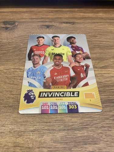 Panini Adrenalyn XL Premier League 2023/2024 INVINCIBLE Golden Baller ...