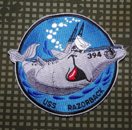 US Navy USS Razorback SS 394 Submarine Embroidered Full Color Patch | eBay