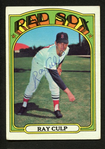 Ray Culp #2 signed autograph auto 1972 Topps Baseball Trading Card | eBay