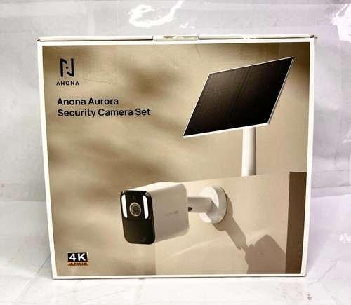 Anona Aurora 4K Solar Security Cameras Wireless Outdoor,Forever Power ...