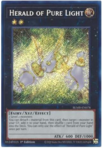 Yu-Gi-Oh! - Herald of Pure Light - BLMR-EN078 - Secret Rare - 1st Ed ...