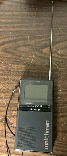 Vintage Sony Watchman Portable Analog LCD Color TV Fdl-310 for sale ...