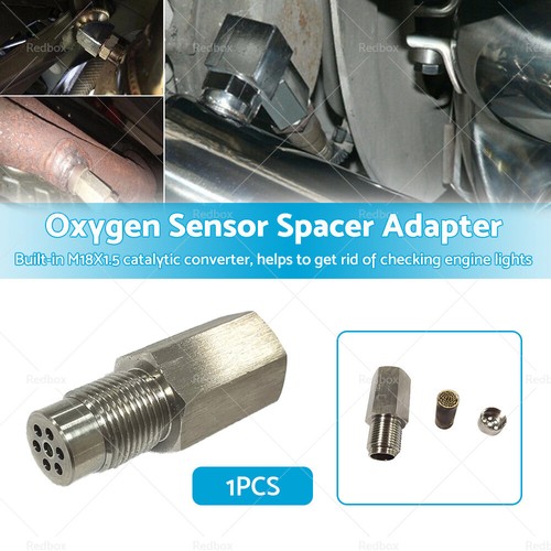 Oxygen O2 Sensor Spacer Adapter CEL Cleaner (mini Cat) W/Catalytic ...
