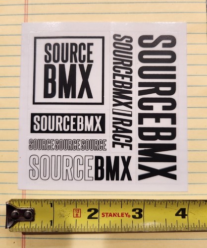 SOURCE BMX STICKER SHEET | eBay