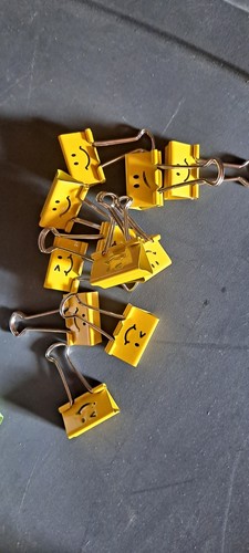 11 Happy Face Binder Clips | eBay