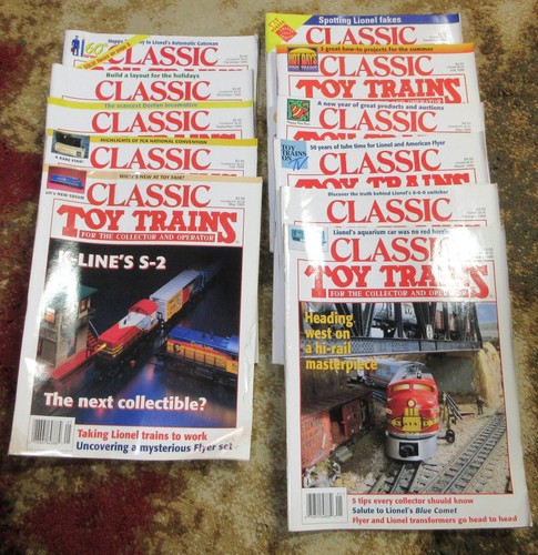 Lot of 11 CLASSIC TOY TRAIN Magazines Vintage 1995 + 1996 | eBay