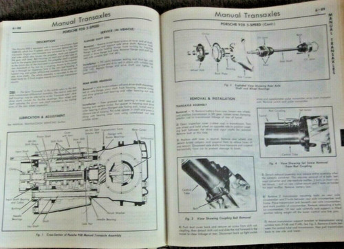 PORSCHE 928 5 SPEED TYPE G28.03 TRANSAXLE TRANSMISSION SERVICE GUIDE | eBay