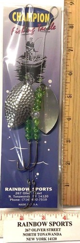 2 CHAMPION WIRE WORM HARNESS #6 TURTLE BACK HAM NICKEL 1 BLADE - MAG ...