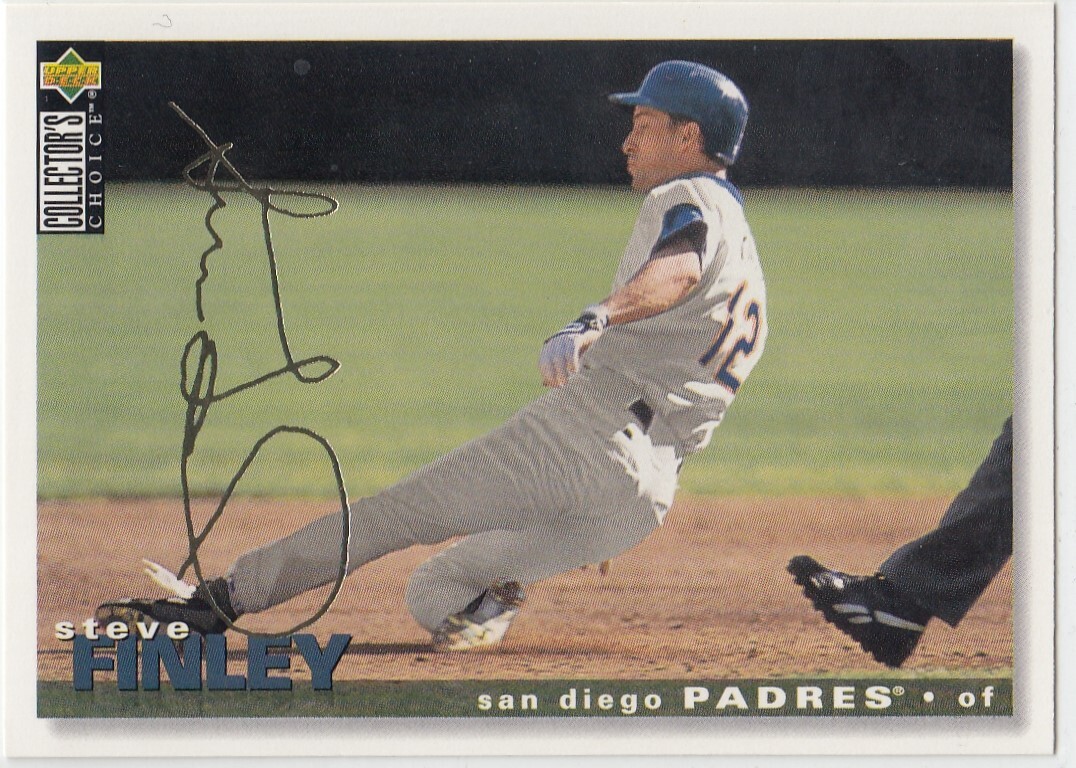 Steve Finley 1995 Collector's Choice #349 Gold Signatures Price Guide ...