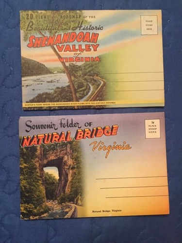 2 SS Folders unused Natural Bridge - Shenandoah Valley | eBay
