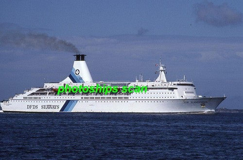 1 slide of Danish-flag DFDS Seaways 1982-built ferry TOR SCANDINAVIA | eBay