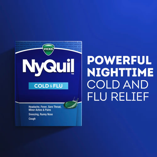 NyQuil Severe Cold & Flu Caplets – 32 Count Box | eBay