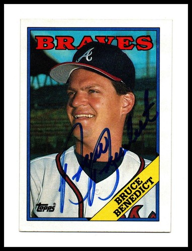 1988 Topps #652 Bruce Benedict (IP AUTO - SIGNED) | eBay