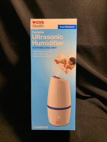 CVS Portable Ultrasonic Humidifier Cool Mist - TRAVEL SIZE! Allergies ...