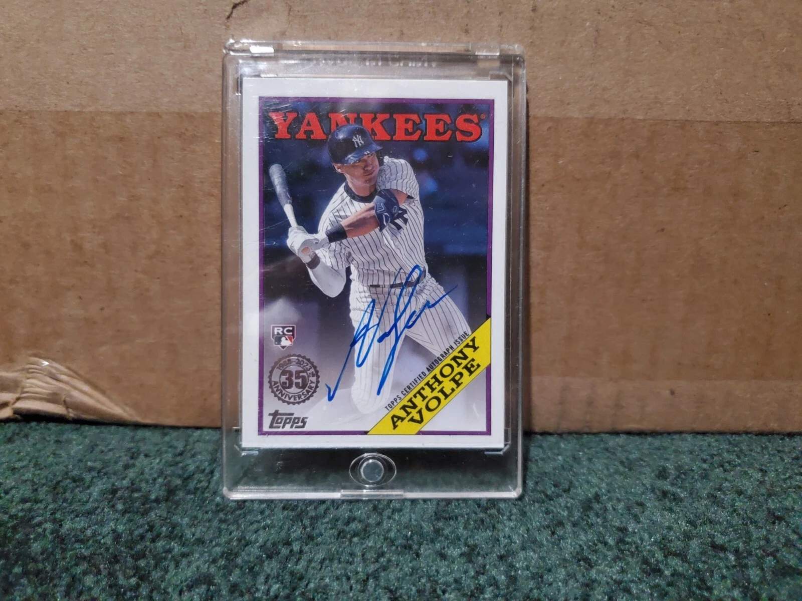 Anthony Volpe 2023 Topps Update #88BAU-AV 1988 Topps Autographs Price ...