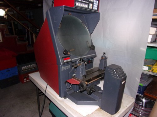 STARRETT SIGMA #HE400 Optical Comparator Quadra Check 2000 Extra Lens ...