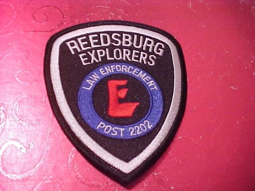 REEDSBURG WISCONSIN EXPLORERS POLICE PATCH SHOULDER SIZE UNUSED | eBay