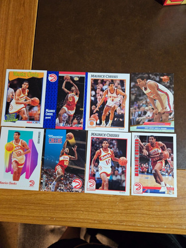 MAURICE CHEEKS - **Lot of 8 Different** - Hawks/Knicks/Nets - (All NRMT ...