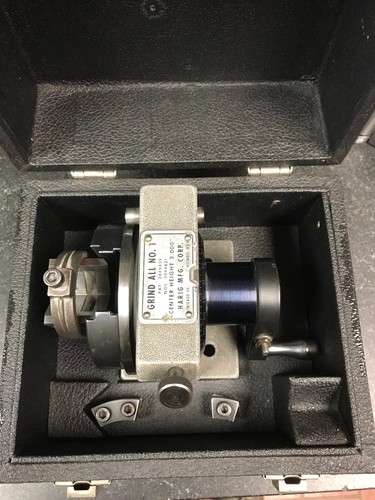 🌟 HARIG 🌟 GRIND ALL NO. 1 PUNCH FORMER GRINDING SPIN FIXTURE 3" CENTER ...