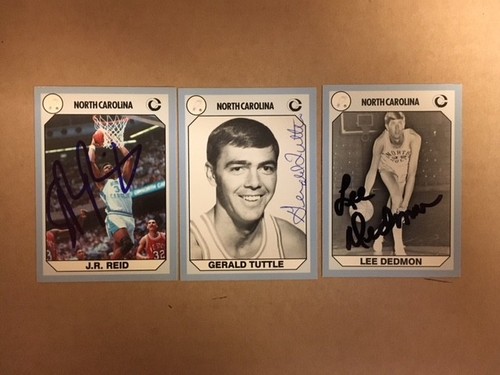 Lee Dedmon Signed North Carolina Collegiate Card 1989 Tar Heels ...