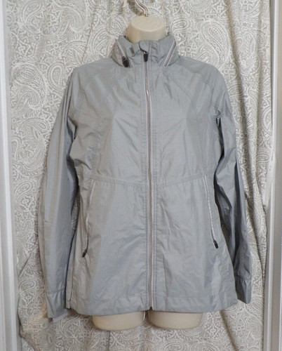 AVALANCHE WEATHER SHIELD WATERPROOF SHELL JACKET Silver WOMENS MEDIUM ...